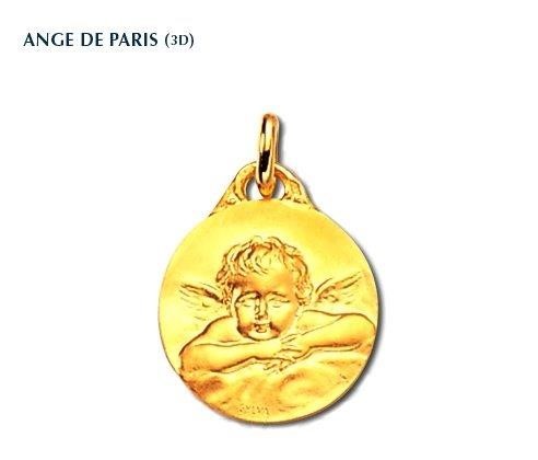 Ange de Paris, médaille or 18 carats, Rey-Coquais - Rey Coquais